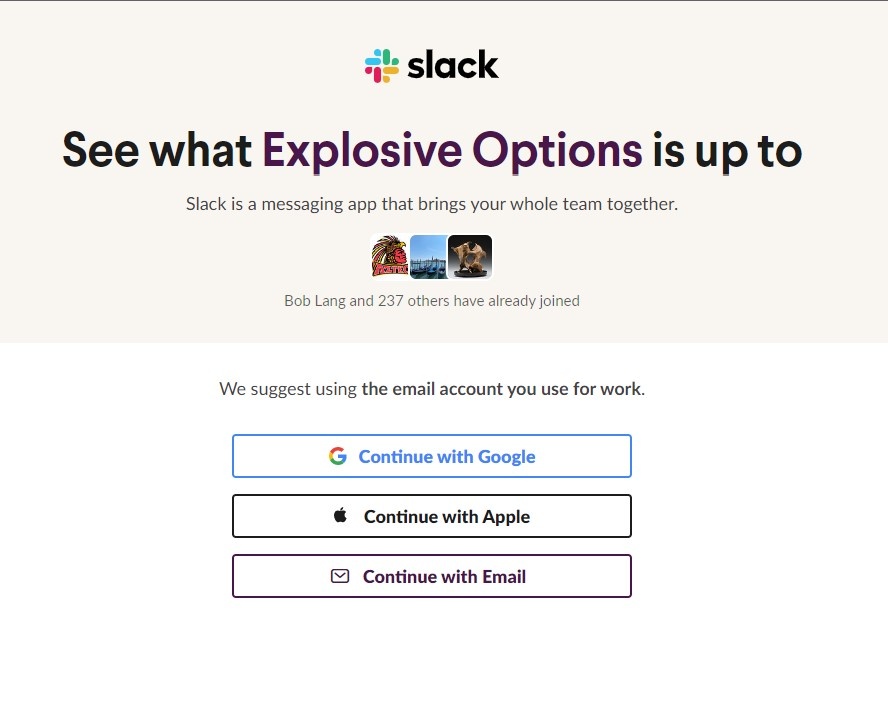Instructions for Google Sign On - Explosive Options